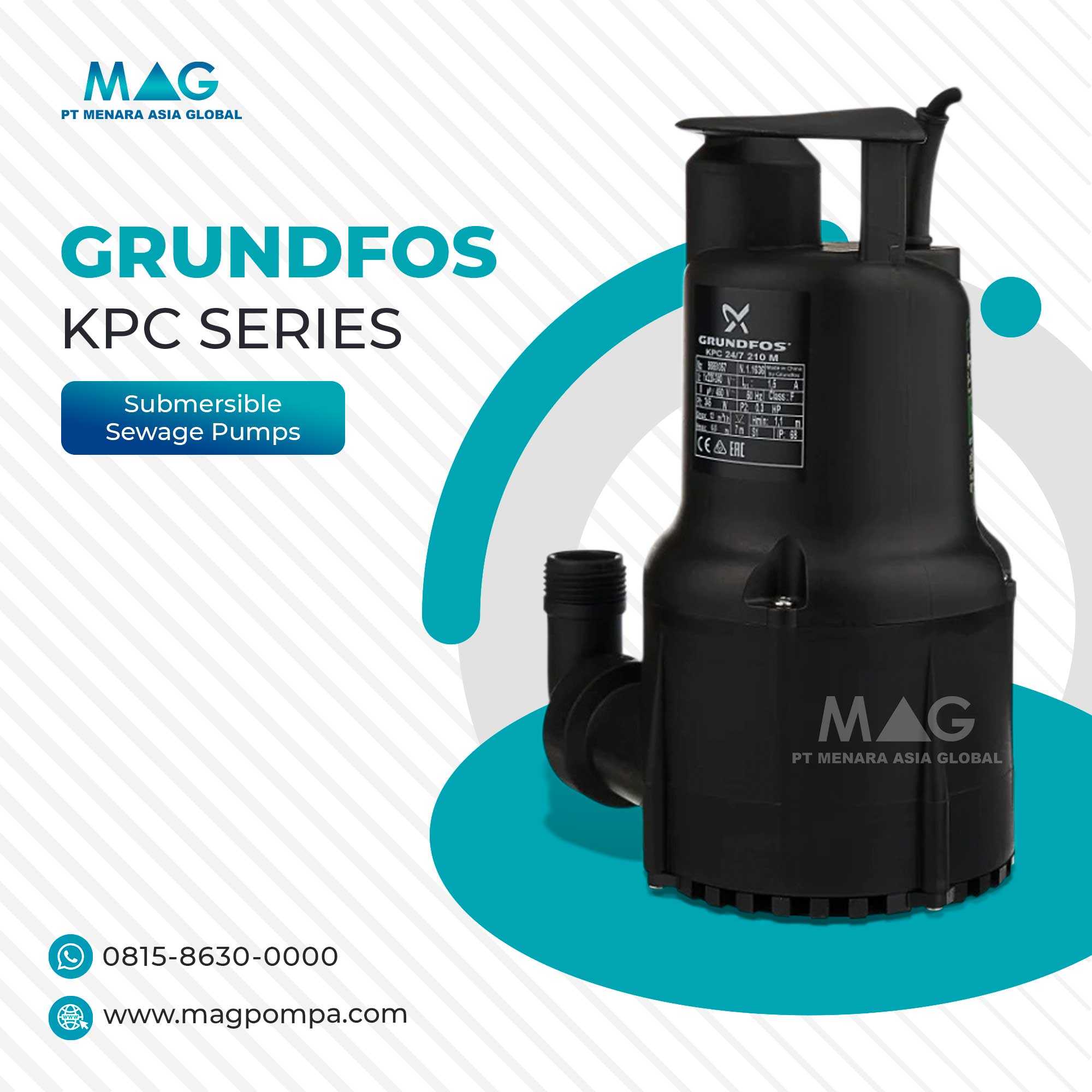 Grundfos KPC 24/7 210Pompa Grundfos KPC 24/7 210